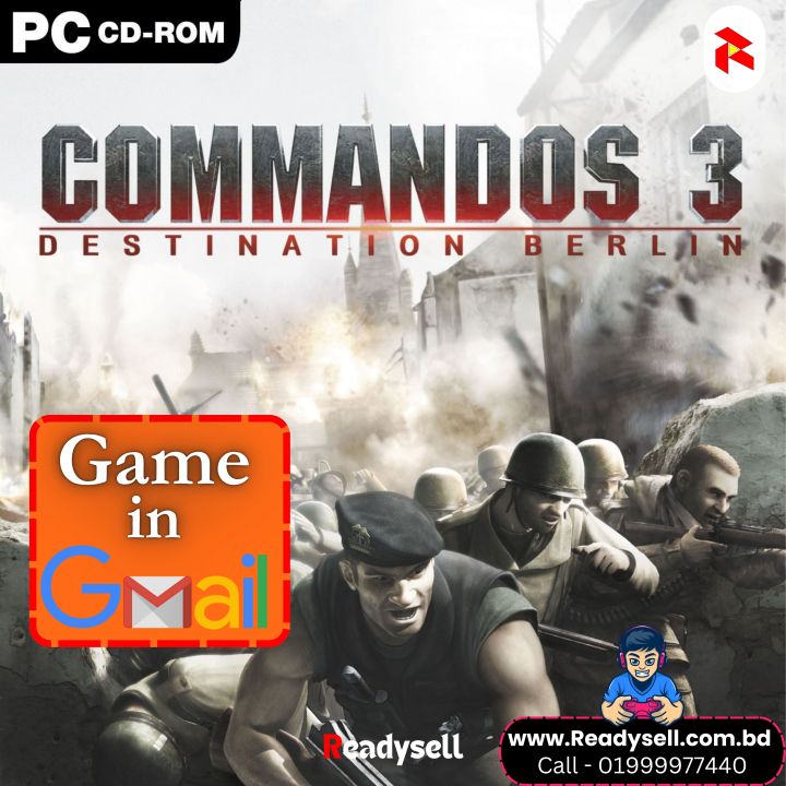 Commandos 3 - Destination Berlin PC Game in Gmail | Daraz.com.bd