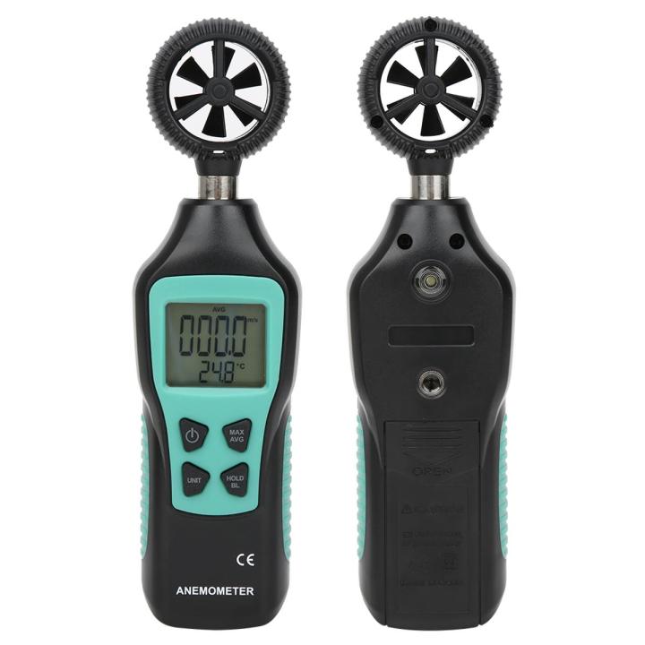 Digital Anemometer Wind Speed Meter 0.8~30.0m/sTemperature Gauge ...