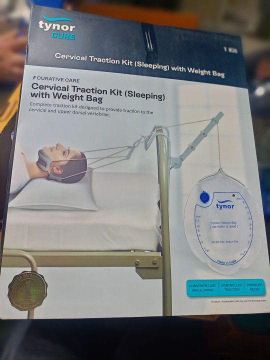 Tynor Cervical Traction Kit (Sleeping) With Weight Bag | Daraz.com.bd