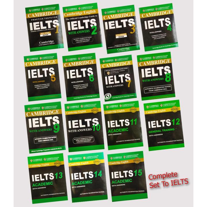 Cambridge IELTS (1-15) FULL SET Self-study Student's Book (With Audio DVD) | Daraz.com.bd
