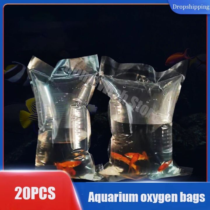 20PCS Aquarium Breathing Bags Breathing Bags Transport Packing Bag Fish ...