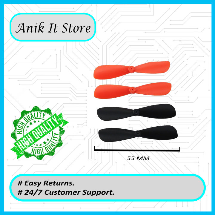 Propellor For Mini Core Less Drone Motor 4 Pcs | Daraz.com.bd