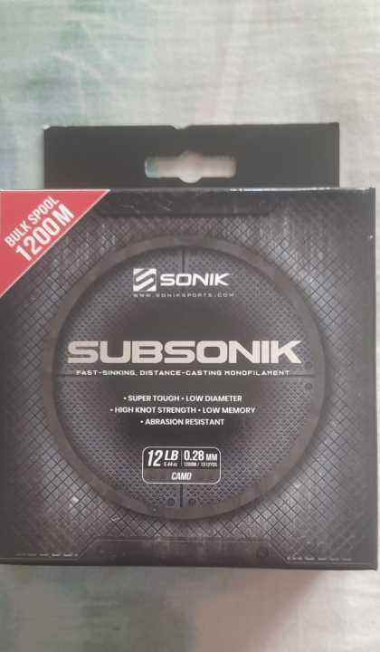 SUB SONIK, GREEN CAMO, FISHING LINE, 0.28 MM, 1200 METER SPOOL | Daraz ...