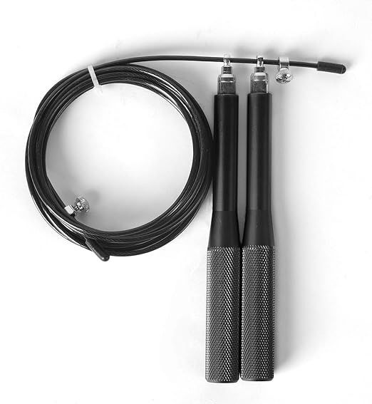 Rubber Coated Steel Cable Aluminum Handle Jump Rope OK1385A | Daraz.com.bd