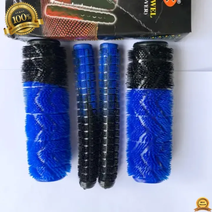 Fancy PVC Two Wheeler Handle Grip Cover for Bike/Scooty - BLUE- 1 pair ...