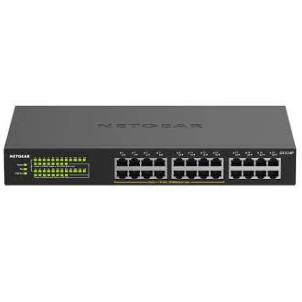 Netgear GS324P 24-Port Gigabit Ethernet Unmanaged Switch with 16 Ports ...