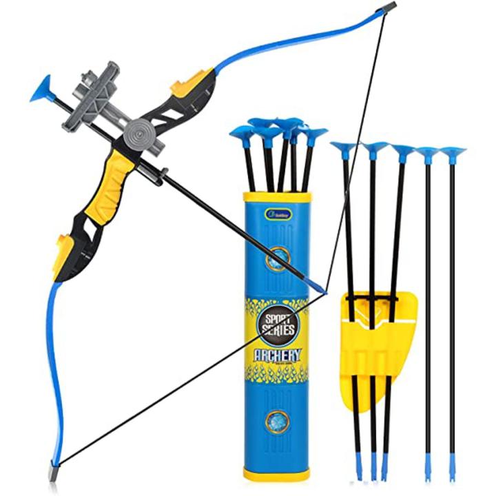 Kids Bow and Arrows Archery Set Toy with 3 Suction Cup Arrow | Daraz.com.bd