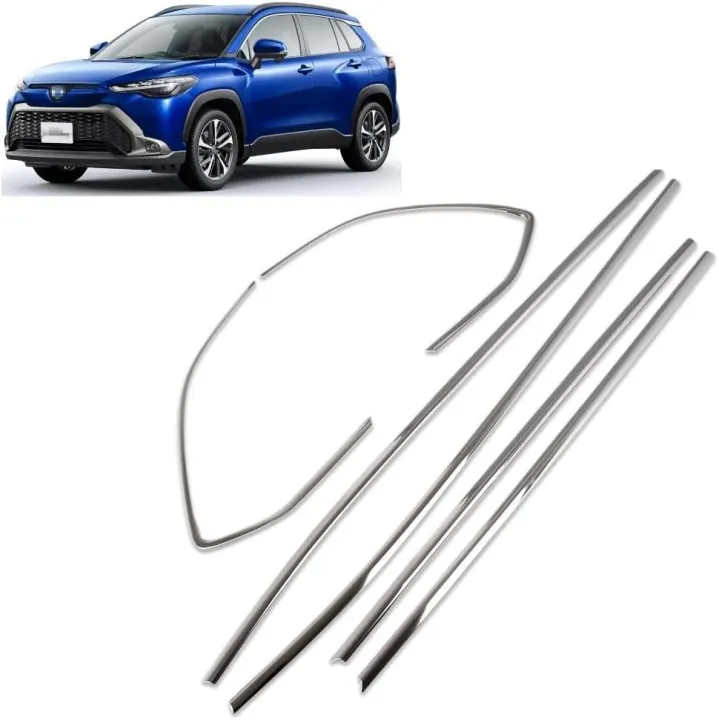 Toyota Corolla Cross Exclusive Exterior Side Window Molding Window Trim ...