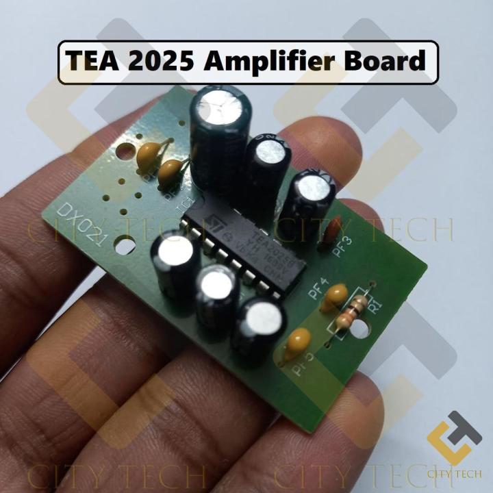 DX021 Audio Amplifier Local Circuit TEA2025 IC Mono Audio Amplifier Board DC 9V 12V 5w Digital ...