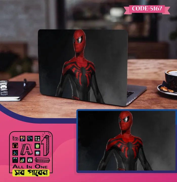 Spider-Man Design Laptop Sticker | Daraz.com.bd