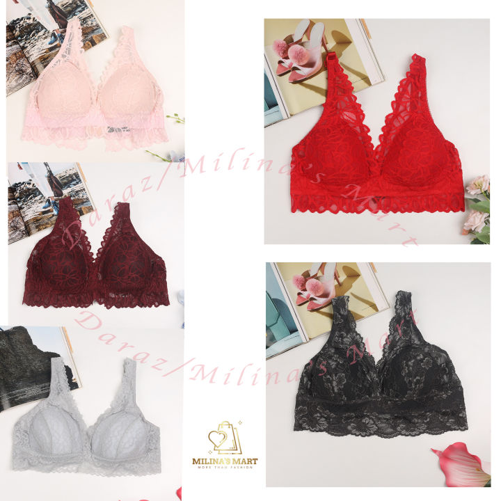 1 Pieces Net Padded Foam Bra For Women and Girls-Bra-For Girls | Daraz ...