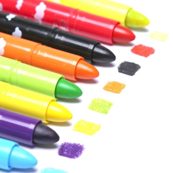 Colorful Sticks 12/24/36 Colors Water Soluble Colorful Oil Pastels Kids ...