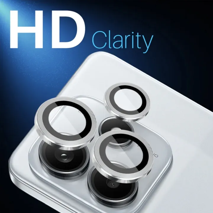 For Xiaomi Redmi Note 14 5G Camera Protector WSKEN Metal Ring Tempered ...