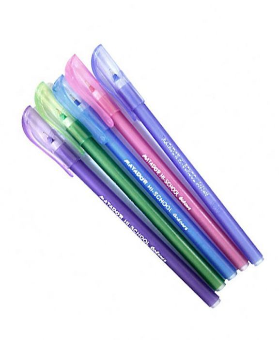 Matador High-School Each One Different Color Pen-5 Piece | Daraz.com.bd