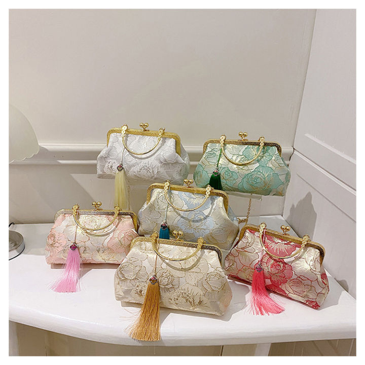 04 New Chinese Style Rich Blossom Classic Dinner Bag Women's Elegant ...