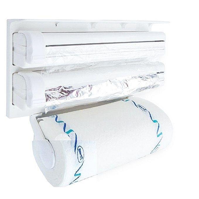 Triple Paper Dispenser - White | Daraz.com.bd