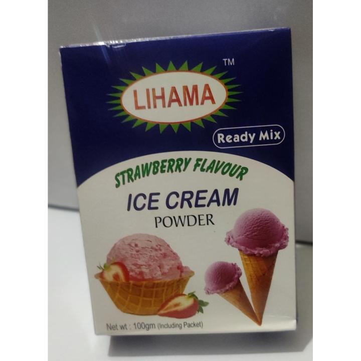 Strawberry Flavor Ice Cream Powder 100gm | Daraz.com.bd