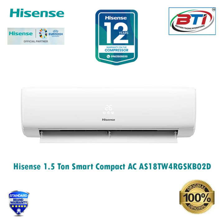 Hisense 1.5 Ton Smart Compact AC Model- AS18TW4RGSKB02D | Daraz.com.bd