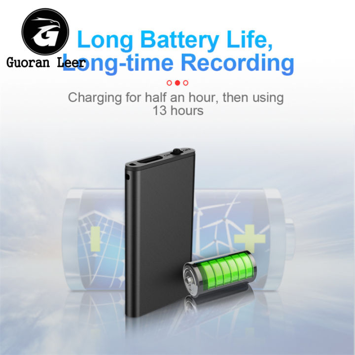 Q1 Ultra-Thin Mini Voice Recorder 8-32GB Digital Professional Sound ...