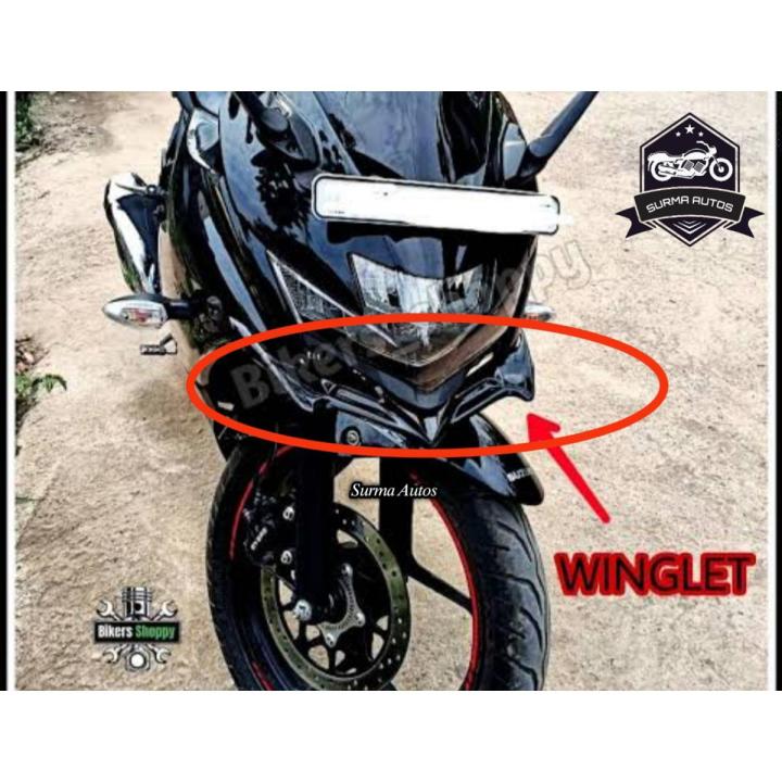 Motorcycle Front Winglet For SUZUKI Gixxer SF New Model | Daraz.com.bd