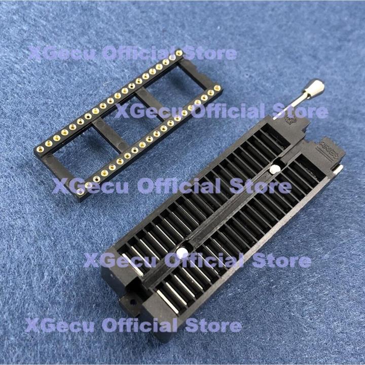 【happy one】pcs Black 40 Universal ZIF Socket DIP IC MCU+40 PIN Round ...