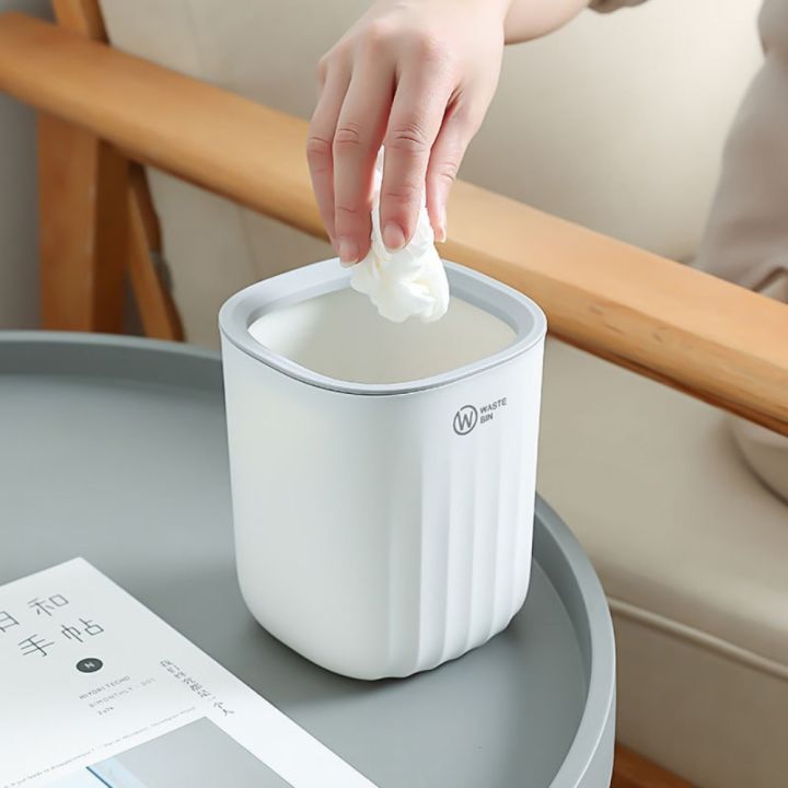 Creative Plastic Mini Waste Bin Thickened Durable Garbage Basket ...