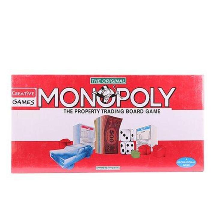 Plastic Monopoly Property Tranding Board Game - Gray | Daraz.com.bd