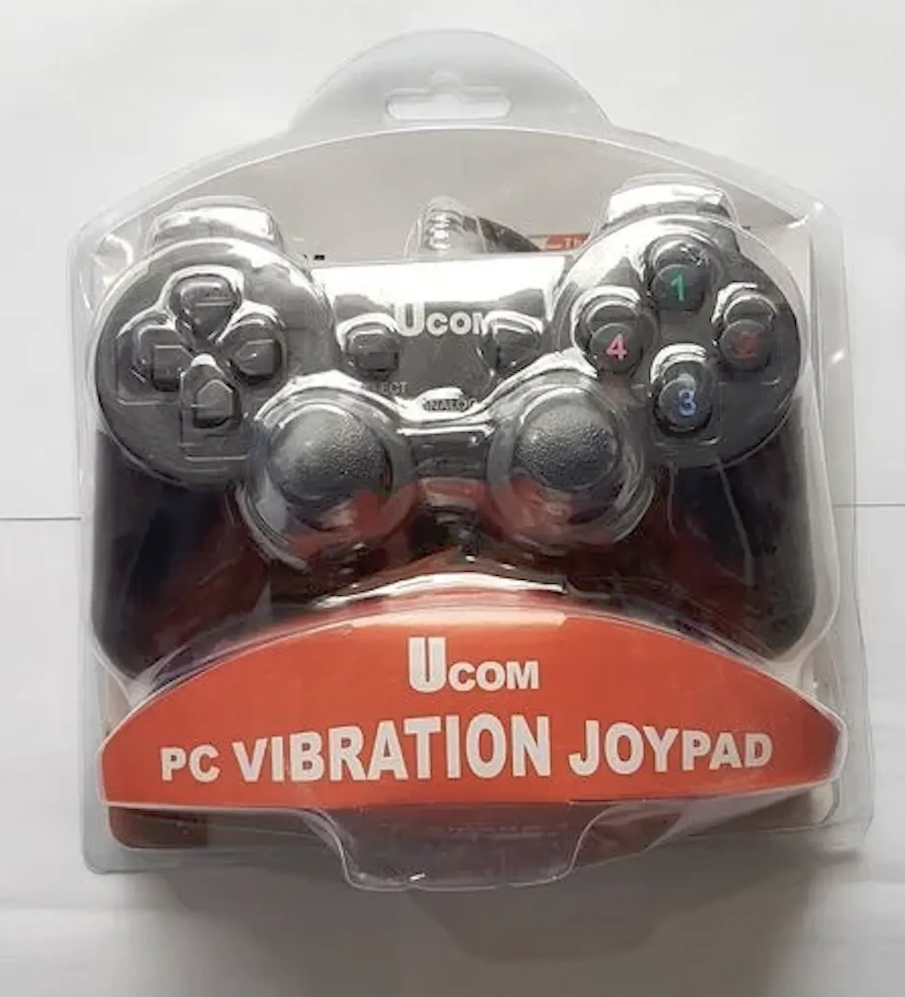 UCOM PC Dual Vibration Wired Game Controller Gaming Joypad Joystick USB ...