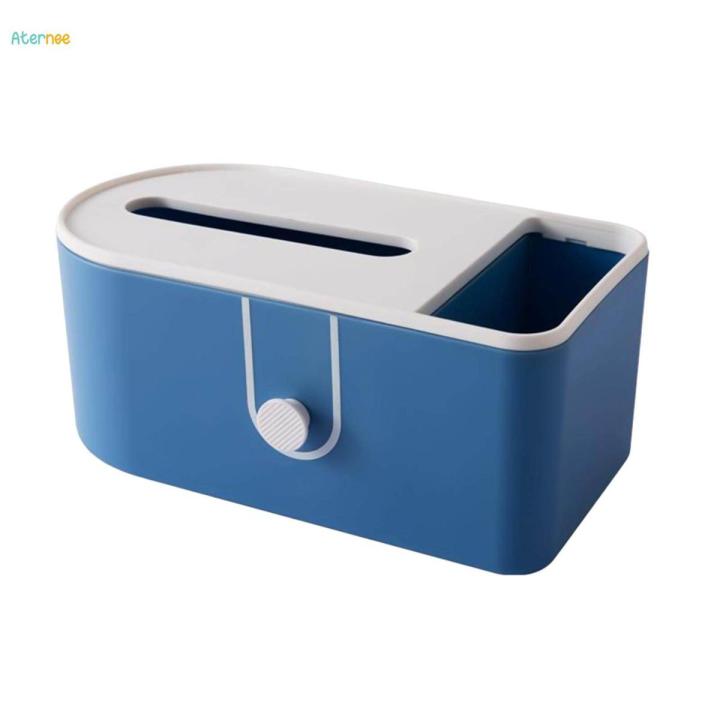 2x Multifunction Tissue Box Rectangular Facial Tissue Holder Storage ...
