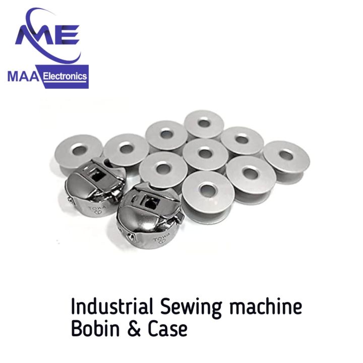 Bobbin Case with 10 bobbins pack for JUKI/ ZOJE/ JACK industrial sewing ...