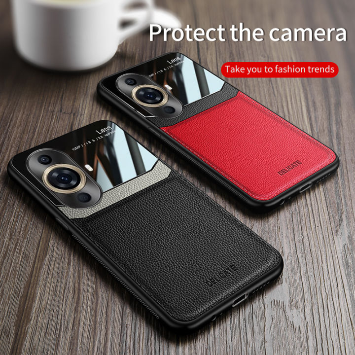 For Huawei Nova 12S 11 Case Fashionable Hard Shockproof Back Mirror ...
