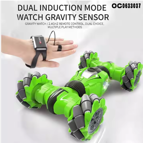 RC Stunt Car 4WD Watch Gesture Sensor Control Deformable Electric Car ...