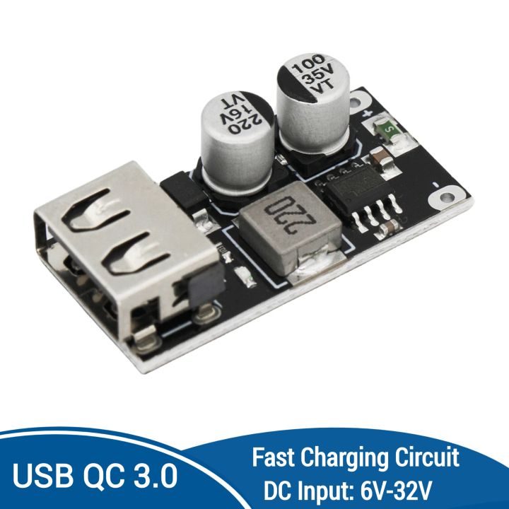 QC3.0 QC2.0 3V 5V 12V USB DC-DC Buck Converter Charging Step Down Buck Module 9V 12V 24V to Fast ...