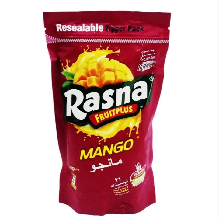 Rasna Fruit Plus Mango Flavored Instant Drinks Mix Powder,400g | Daraz ...