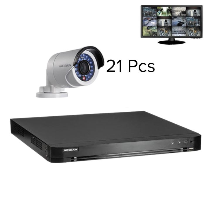 2MP Hikvision 20 Full HD CCTV Package With Monitor(null) | Daraz.com.bd