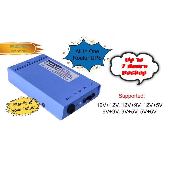Router UPS For Wifi & Internet System | Daraz.com.bd
