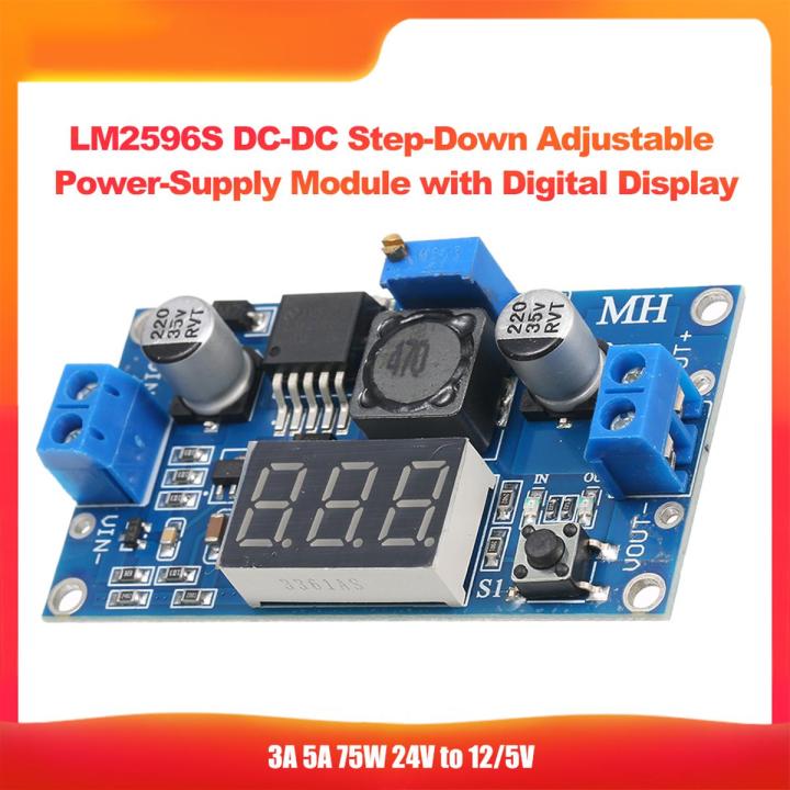 KOGEEK LM2596S DC-DC Step-Down Adjustable Power-Supply Module LM2596 Voltage Regulator with ...