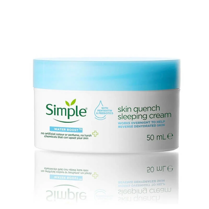 Simple Water Boost Skin Quench Sleeping Cream 50ml | Daraz.com.bd