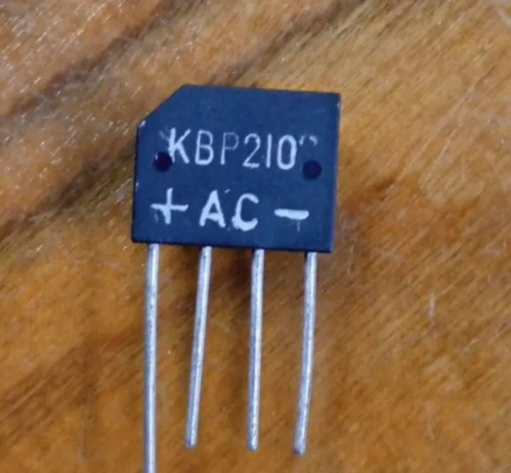 3Pcs- KBP210 AC Bridge Rectifier Diode 1000V 2A Bridge Rectifiers IC ...