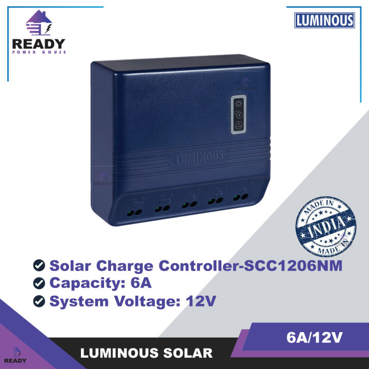 SOLAR CHARGE CONTROLLER LUMINOUS 12V 6A | Daraz.com.bd