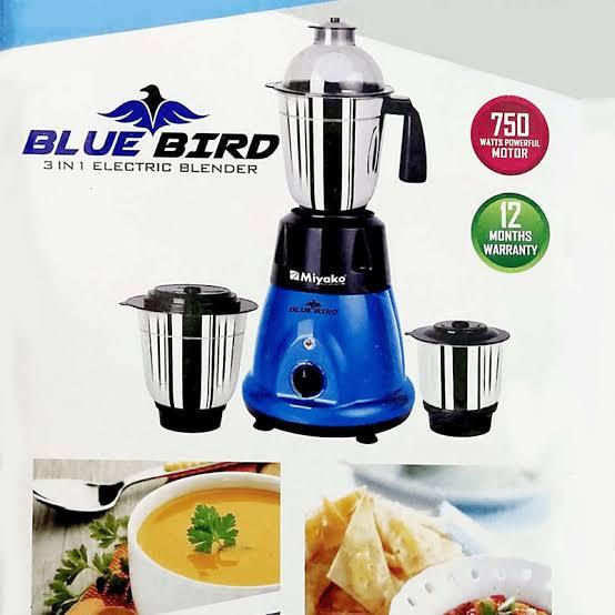 Miyako 750 watt Blue Bird Mixer Grinder Blender Machine | Daraz.com.bd