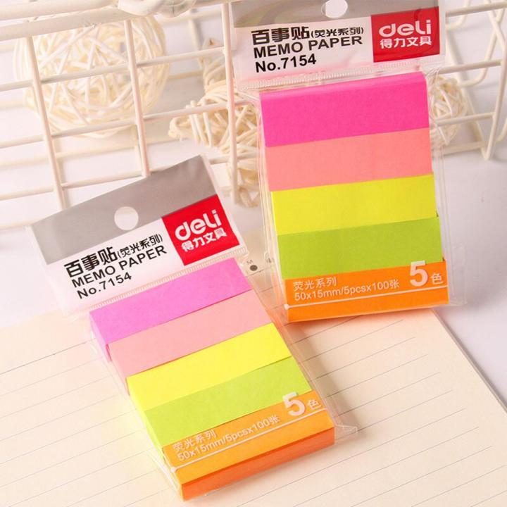 Custom Cute Long Sticky Notes Pad | Daraz.com.bd