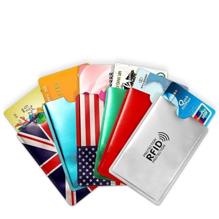 SAKURA New Anti Rfid Card Holder NFC Blocking Reader Lock Id Bank Card ...