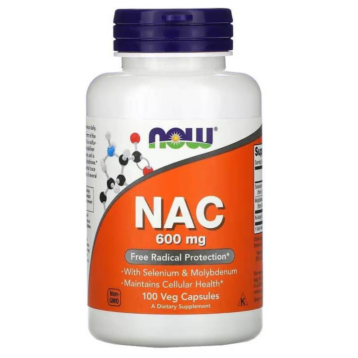 NAC Supplement with Selenium, 100 Capsules by NOW Foods | Daraz.com.bd