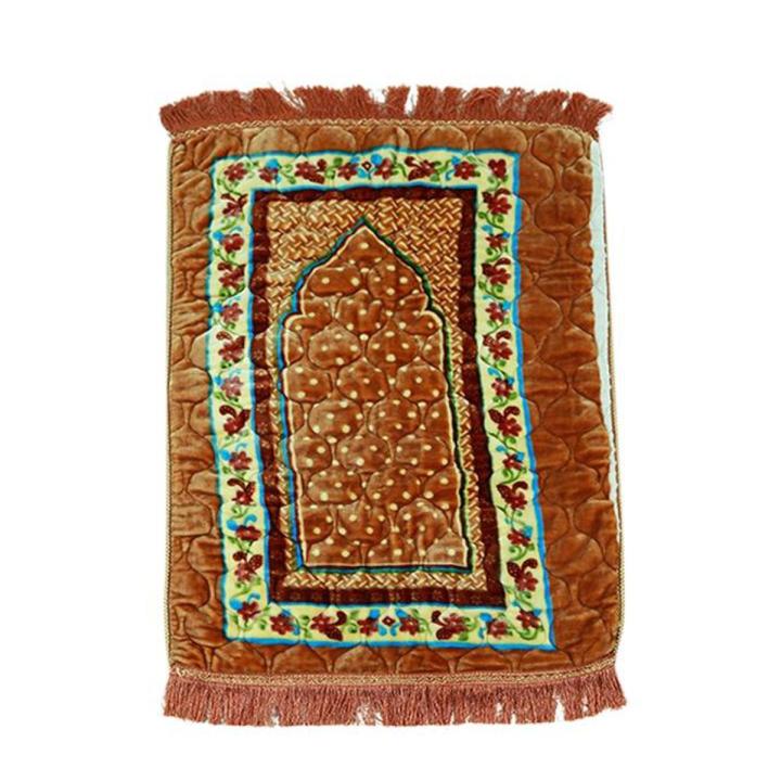 Velvet Janamaz - Brown for Prayer | Daraz.com.bd