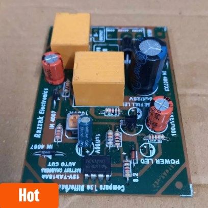 Model-02 Double Relay 12V Auto Cut Circuit DC-12V DC12V Double Relay ...