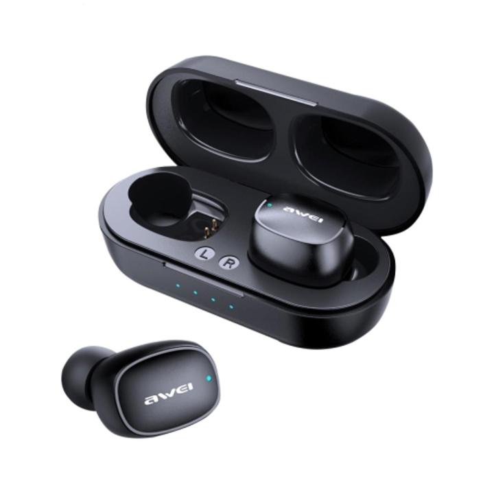 Awei T13 Touch TWS Dual Ear Bluetooth Earbuds With Charging Doc | Daraz ...