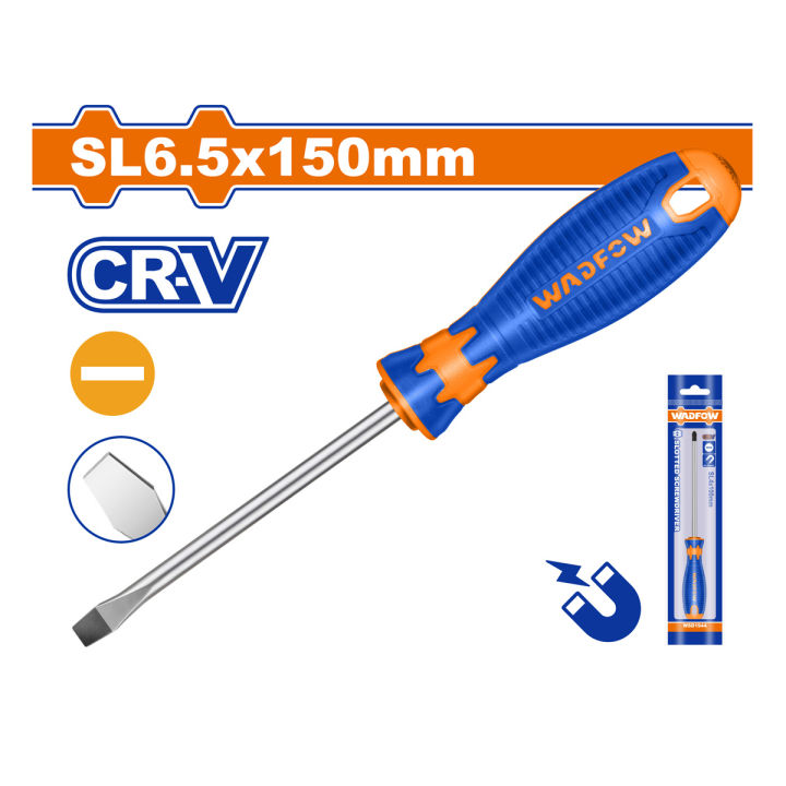 6" SLOTTED SCREWDRIVER (6MM*150) WADFOW (WSD1966) | Daraz.com.bd