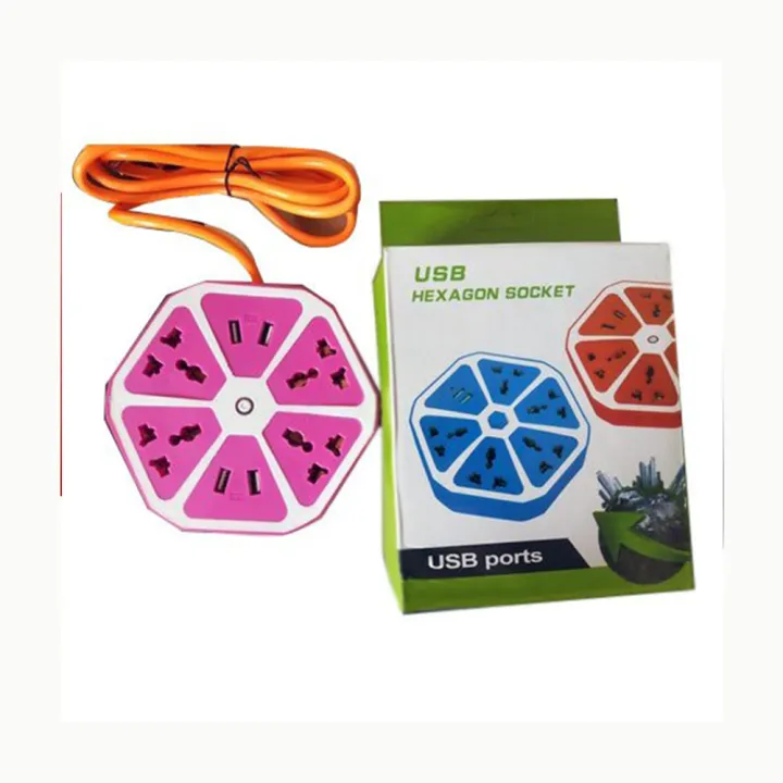USB Hexagon Power Socket | Daraz.com.bd