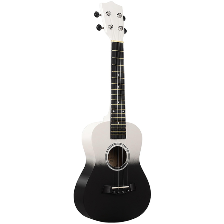 23-Inch Two-Tone Wooden Mini Guitar 23-Inch Ukulele Set Mini Guitar for ...